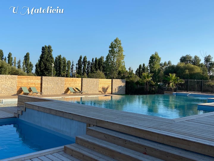 Logement Piscine 
«&nbsp;Les Hameaux St Cyprien&nbsp;» - Zonza