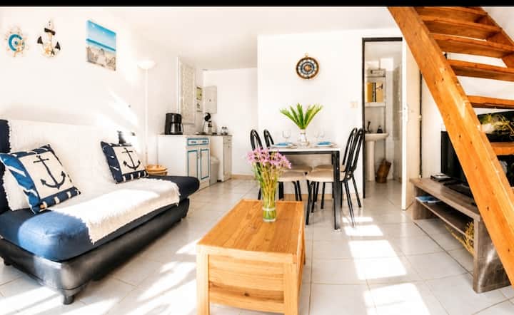 Charmante Maisonnette Avec Clim Et Piscine - Gruissan