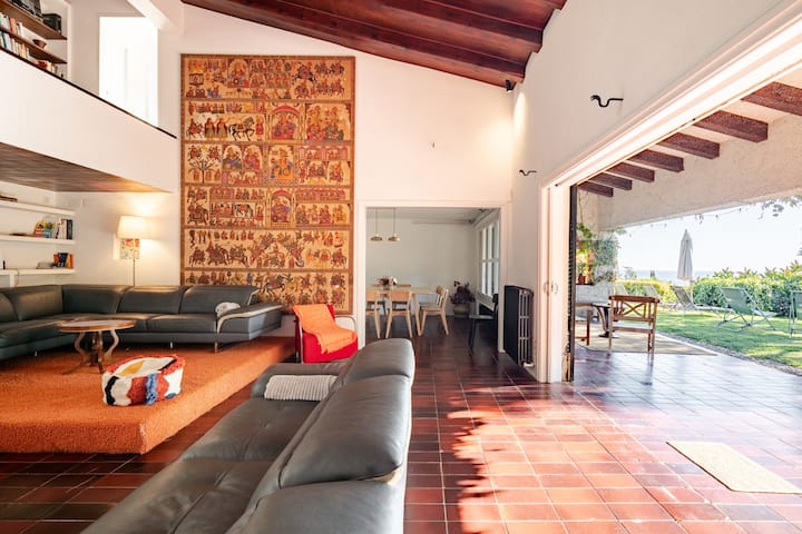 Villa Lujo Vistas Mar: Piscina 20 M Bbq Workspace - Mataró