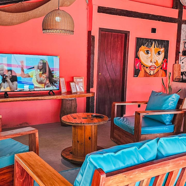 Casa Mukau 200mts Do Mar 10 Suites Taperapuanps-ba - Porto Seguro