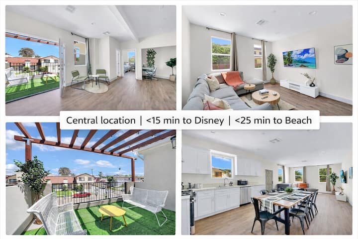 Spacious Central Home | 4 Master Br | 6 Beds - Huntington Beach, CA