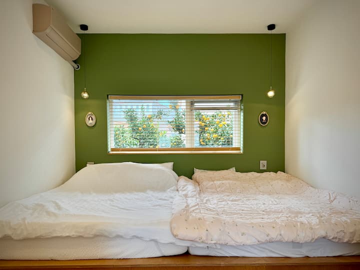 연말20%할인event!]최대4인독채/평상형퀸침대2개 - Jeju