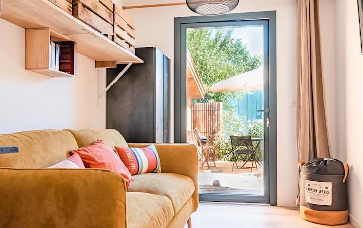 Studio Vintage Proche De La Plage Avec Wifi - Lanton