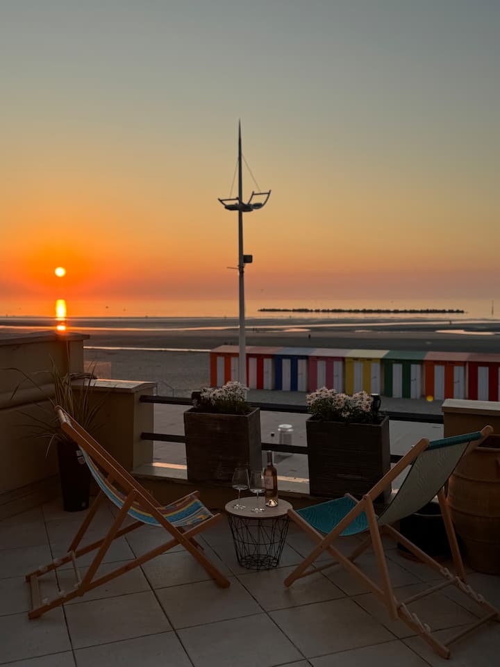 Appartement D’exception, Terrasse Vue Sur Mer - Dunkerque