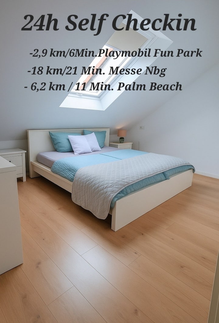 Apart.katarina Oberasbach.6 Min.funparkklimaanlage - Stein