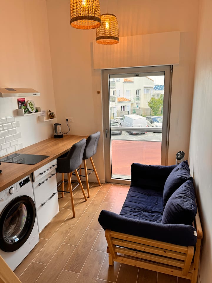 Studio Les Minimes Avec Piscine Et Parking - La Rochelle
