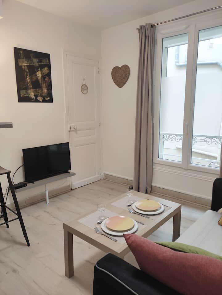 Joli Appartement Zen Et Cosy - Clichy