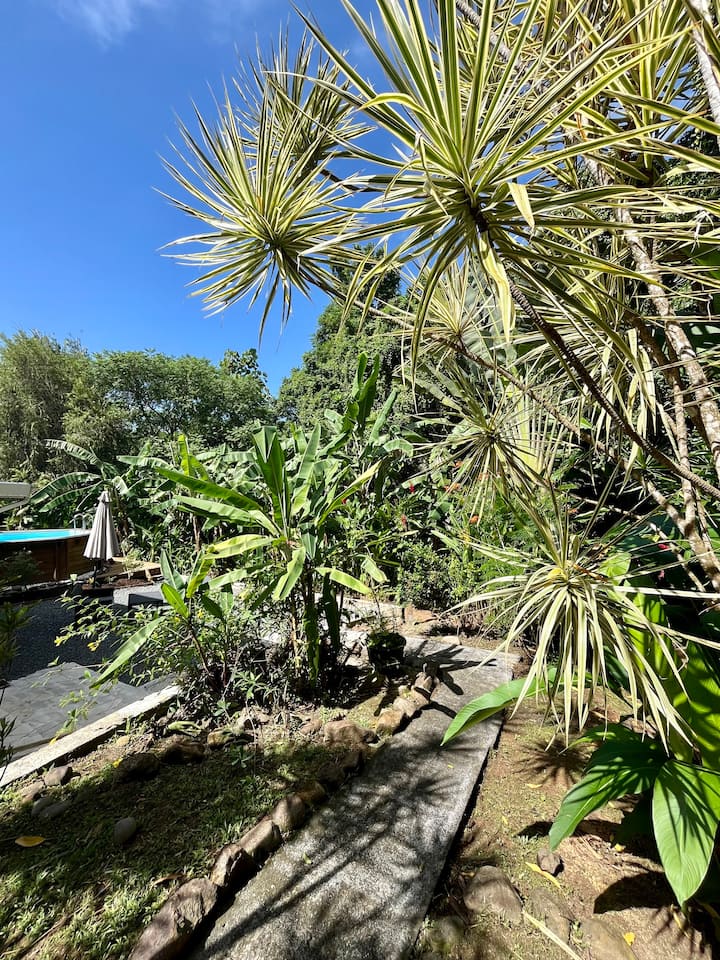 2 Gites Piscine Privée Jardin Tropical Plage 800m - Deshaies