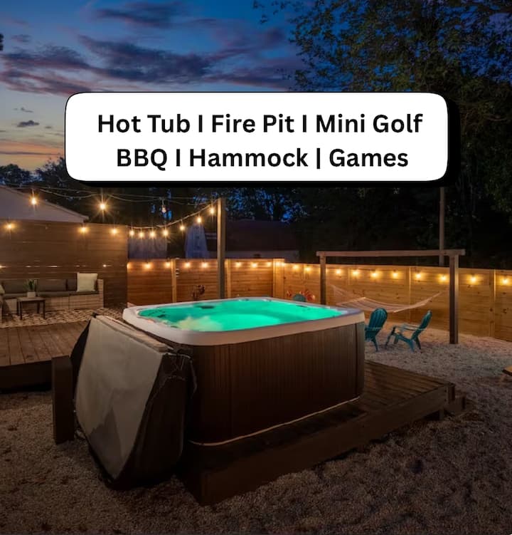 Near Downtown Raleigh•hot Tub•fire Pit•bbq•games - Raleigh, NC