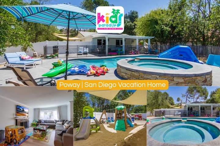 Kids Paradise San Diego Pool • Game Room Near Zoo - Rancho Peñasquitos - San Diego