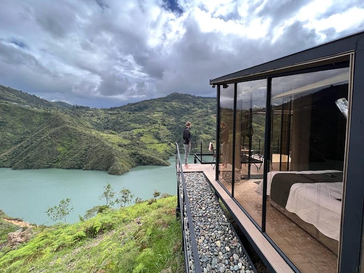 Glamping Con Increíble Vista Al Embalse Del Guavio - Ubalá