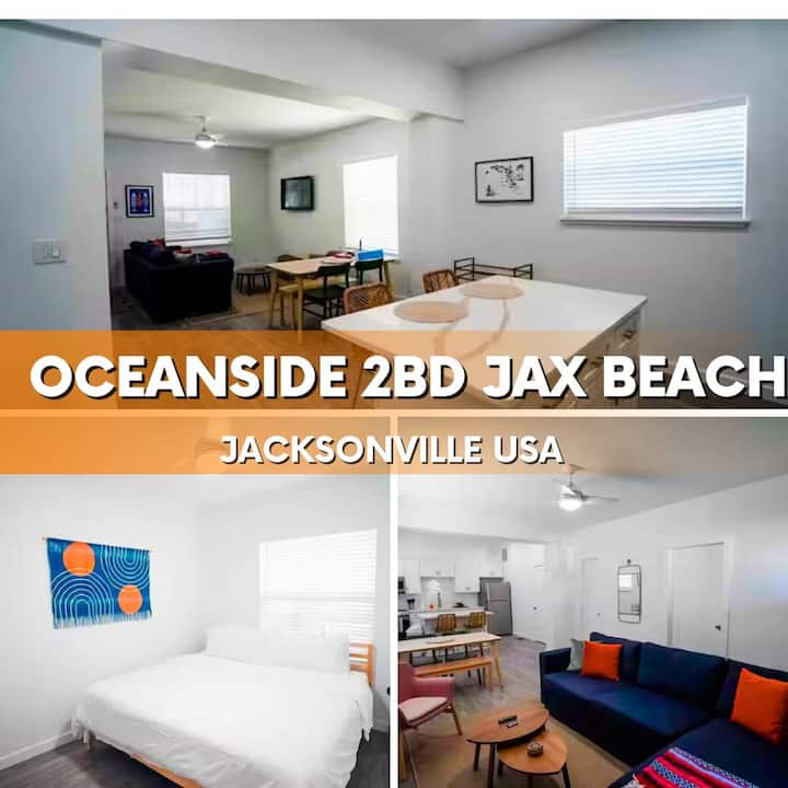 Oceanside 2bd Rental In The Heart Of Jax Beach - Jacksonville Beach, FL