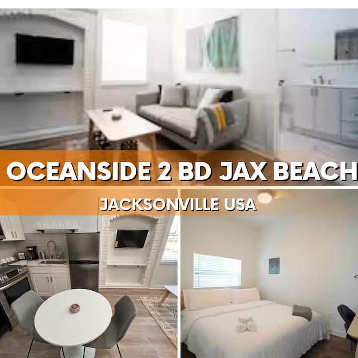 Oceanside 2 Bd Unit Jax Beach. Walk To The Beach - Atlantic Beach, FL