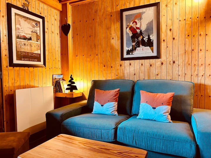 Chalet Cozy 2 Chambres Au Bord De La Forêt - Puyvalador