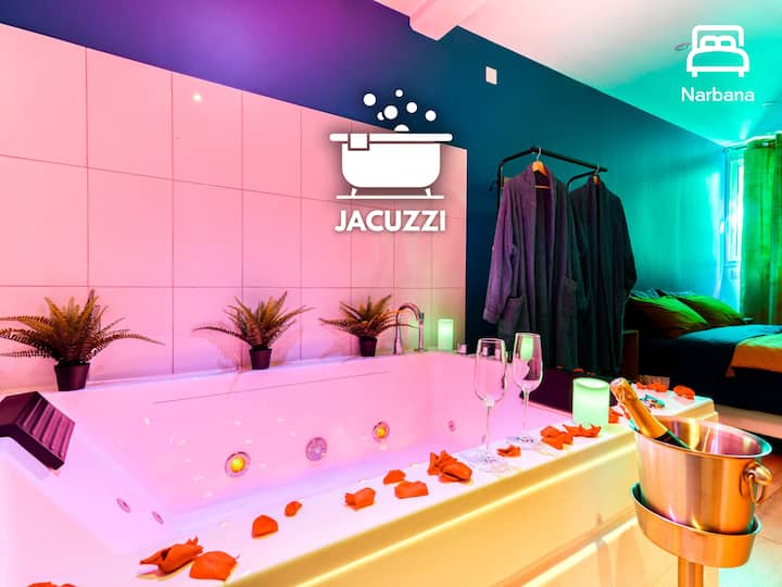 Eden Suite | Jacuzzi | Parking | Clim By Narbana - Narbonne