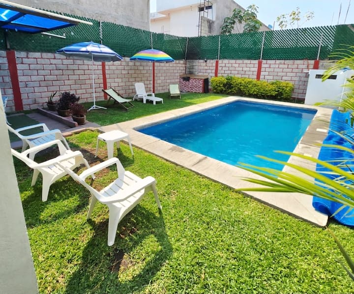 "La Casa De Las Mariposas" Con Alberca Climatizada - Cuautla