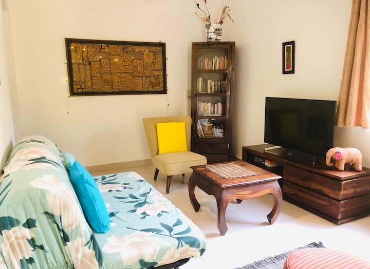 Theyellomellohomestay 1bhk Fastwifi Ac Petfriendly - Goa