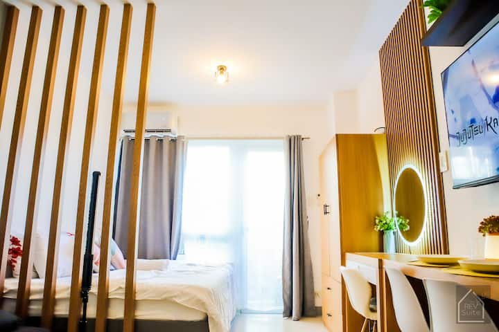 Cozy Japandi- Studio•50' Uhd Tv Netflix•cool Suite - Tagaytay