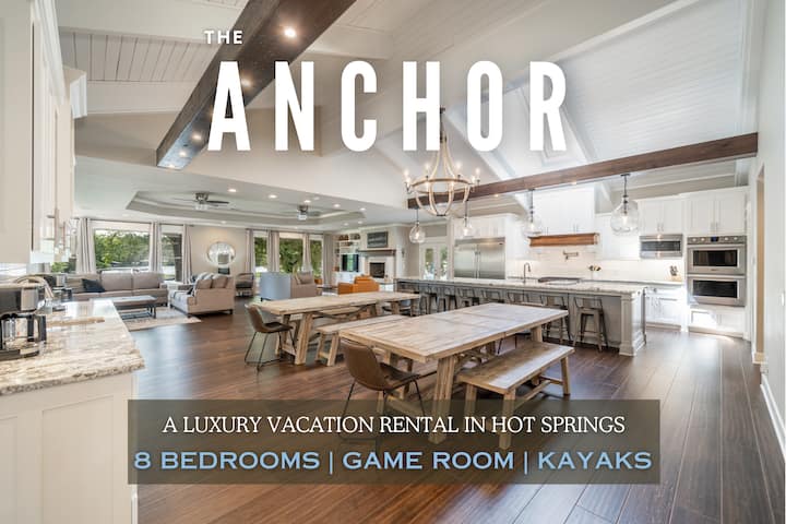Luxury Lakefront | 8br • 16 Beds • Sleeps 32! - Arkansas
