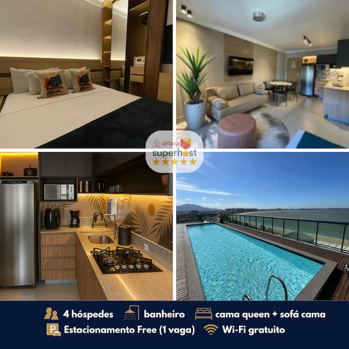 Flat Praia Home Experience Dante Michelini - Vitoria