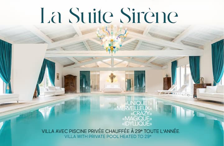 La Suite Sirène>piscinechauffée29degrés>jacuzzi - Eure