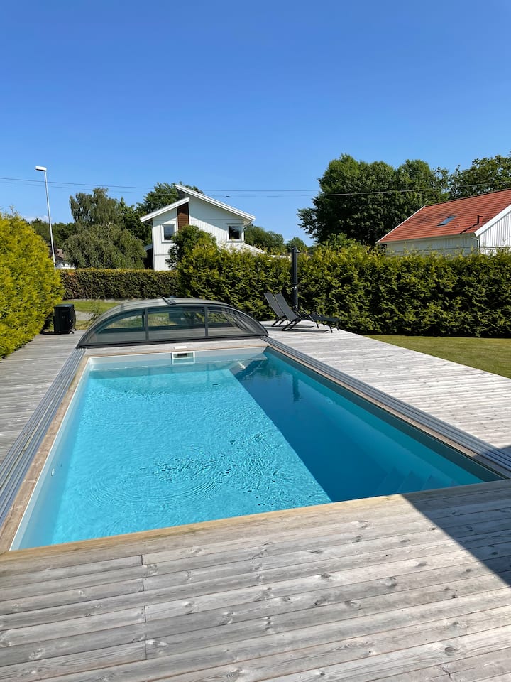 Trevlig Villa I Torslanda Med Pool - Gotemburgo
