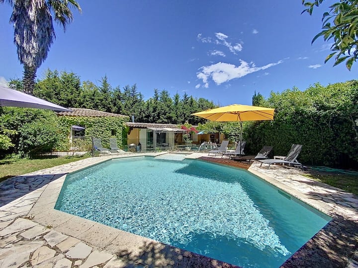 Nid De Verdure - Villa Avec Piscine, Climatisation - Mougins