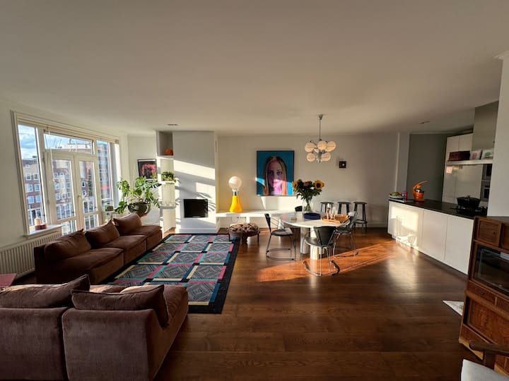 Stylish 2-story Vintage Design Apt + Roof Terrace - Amsterdam