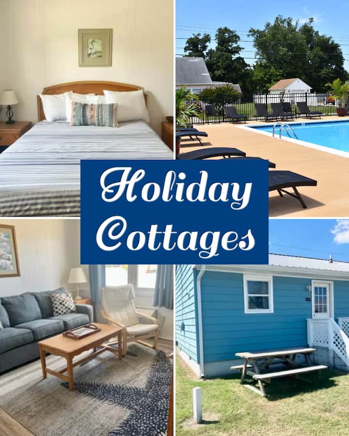 Holiday Cottages -"Sea Star"~pool~3 Mi. To Beach - Chincoteague, VA