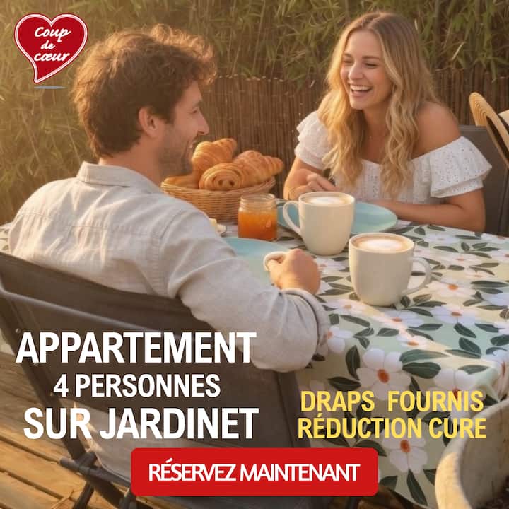 Appart + Jardinet, Animaux Ok, Draps Inclus, - Murat-le-Quaire