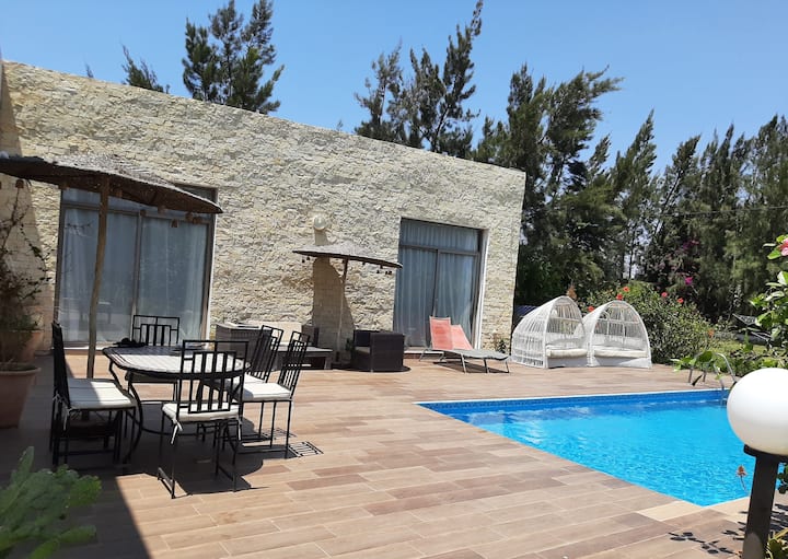 Jolie Villa Avec Piscine Et Jardin Privé - Marokko