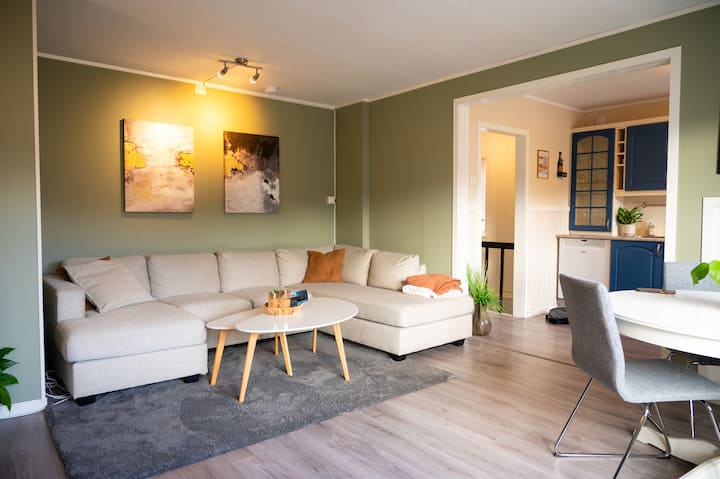 Central House With A Balcony View Of The Mountains - Tromsø