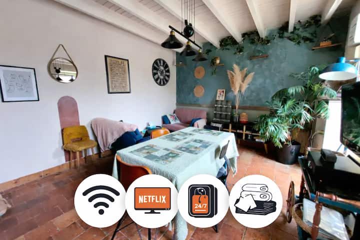 Maison Bohème Avec Jardin, à 5 Min De Center Parcs - Montreuil-Bellay