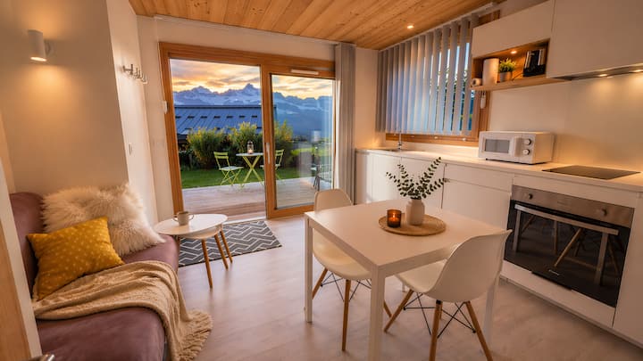 Cocon Avec Jardin & Vue Montagne – Escapade à Deux - Praz-sur-Arly