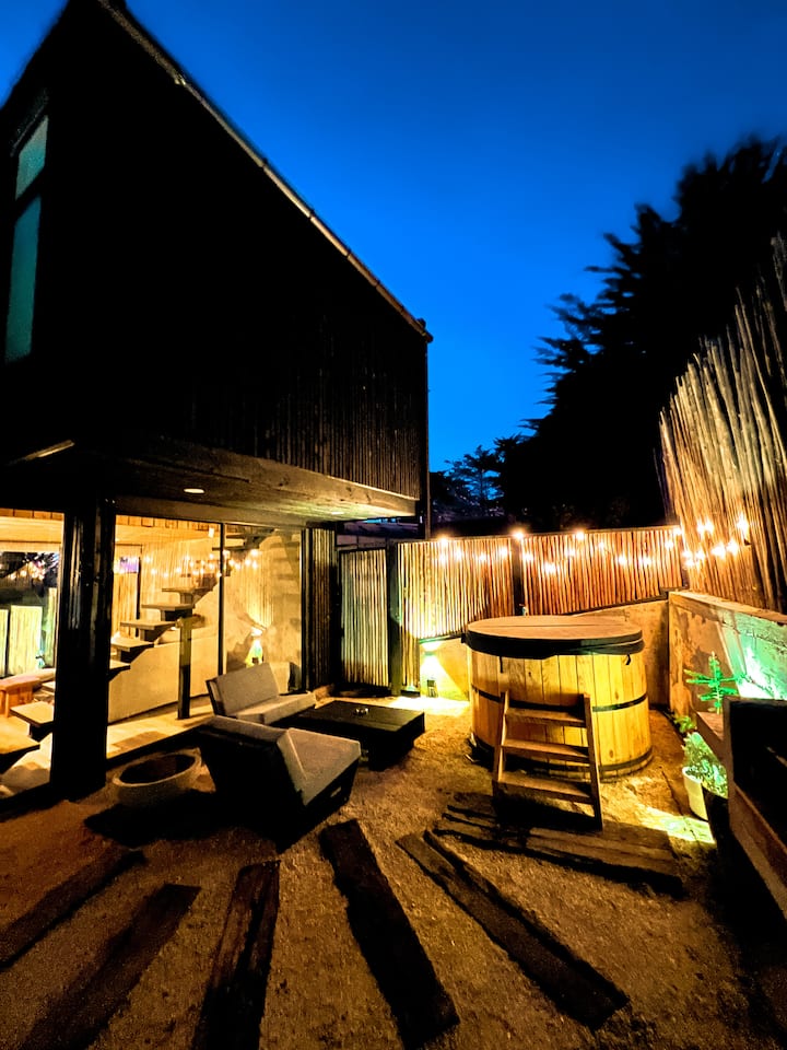 Cabaña Para 2, Con Tinaja Privada Y Vista Al Mar - Pichilemu