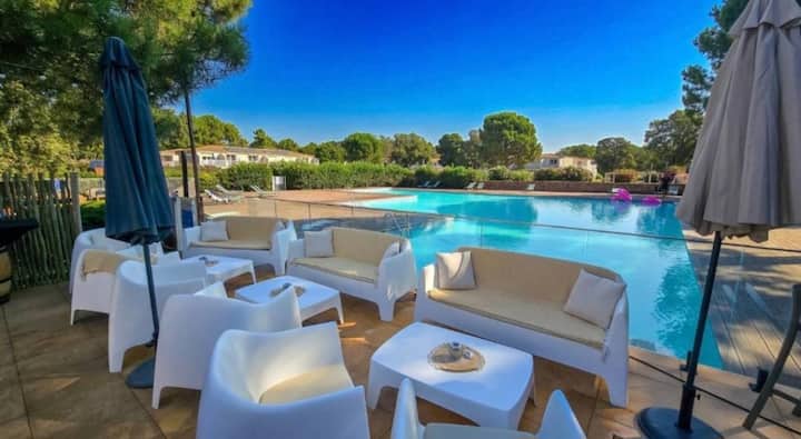 Nid Douillet Confortable à Cala Rossa Avec Piscine - Plage de Palombaggia