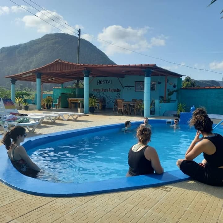 Casa Leyanis-jesus (2 Hab.)wifi &Pool(solar Panel) - Viñales