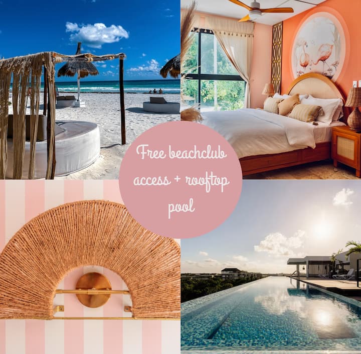 Free Beachclub+insiders Tips+lovely Neighborhood - Tulum