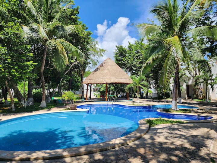 Acogedora Estancia Familiar En Zona Urbana - Playa del Carmen