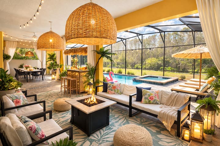 Storey Lake•10br•fire Pit•pool•hot Tub•game•evchrg - Kissimmee