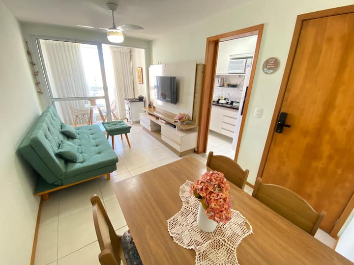 Apê 1q Em Itapuã: Conforto E Praia A Poucos Passos - Vila Velha