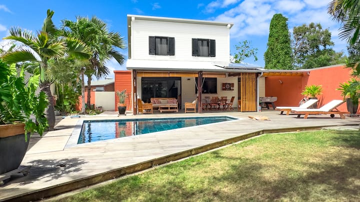 Villa Stélie- St Pierre - Piscine-famille - Saint-Pierre