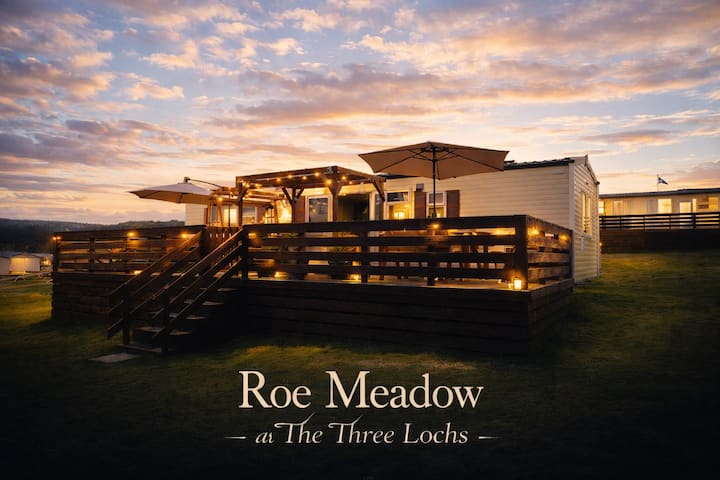 Roe Meadow Hot Tub Break@ The Three Lochs Sleeps 6 - Scotland