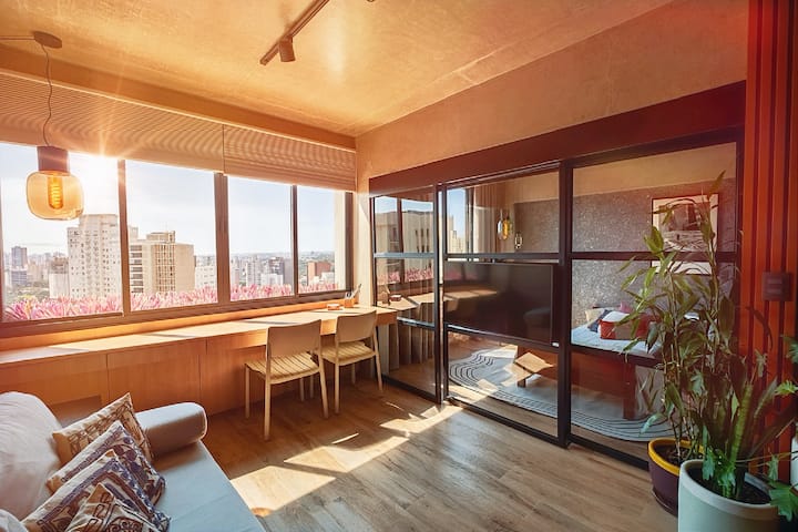 Studio Com Vista Panorâmica No Coração De Campinas - Campinas