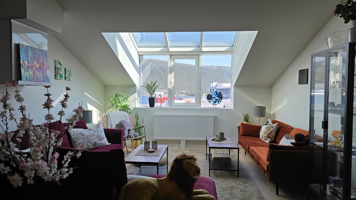 Romslig Hjørneleilighet I Toppetasje, Midt I Byen. - Tromsø