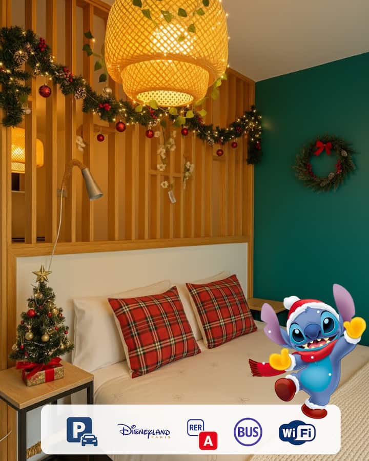 Disney Studio - Confort + Parking Check-in 24h/24 - Montévrain