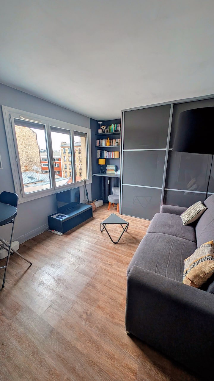 Studio Cosy à Deux Pas De Paris - ibis Paris Porte de Clichy Centre