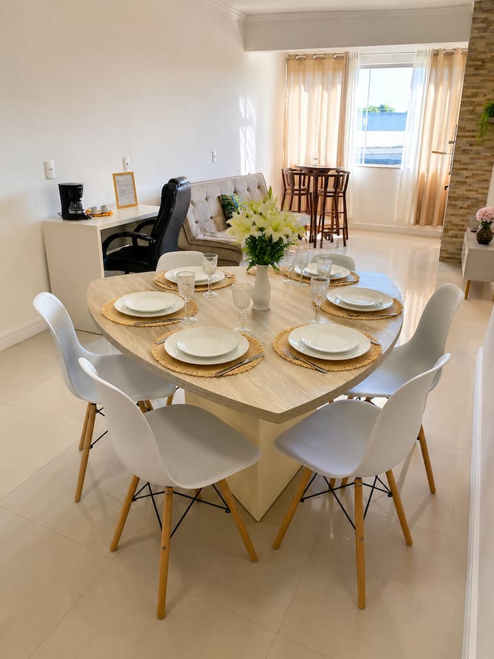 Airbnb 2q•blumenau•wi-fi•veloz+garagem+churrasq - Gaspar