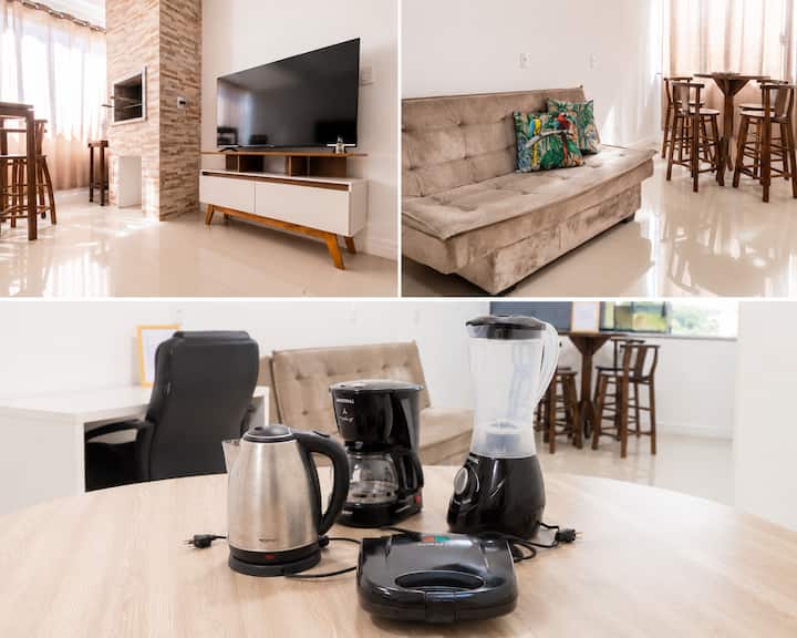 Airbnb 2q•blumenau•wi-fi•veloz+garagem+churrasq - Gaspar