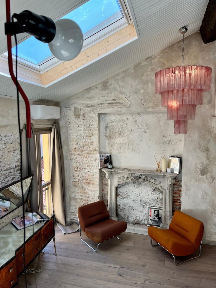 Charming Design Attic/loft In Cental Milan/navigli - Milan